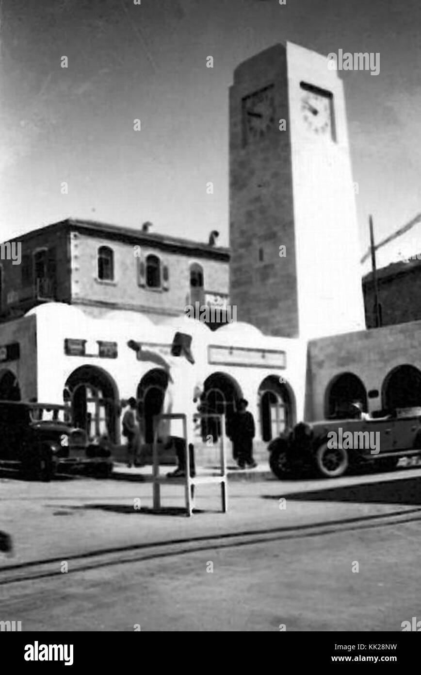 The clock tower in Allenby Square, Jerusalem (id.15596856 Stock Photo ...