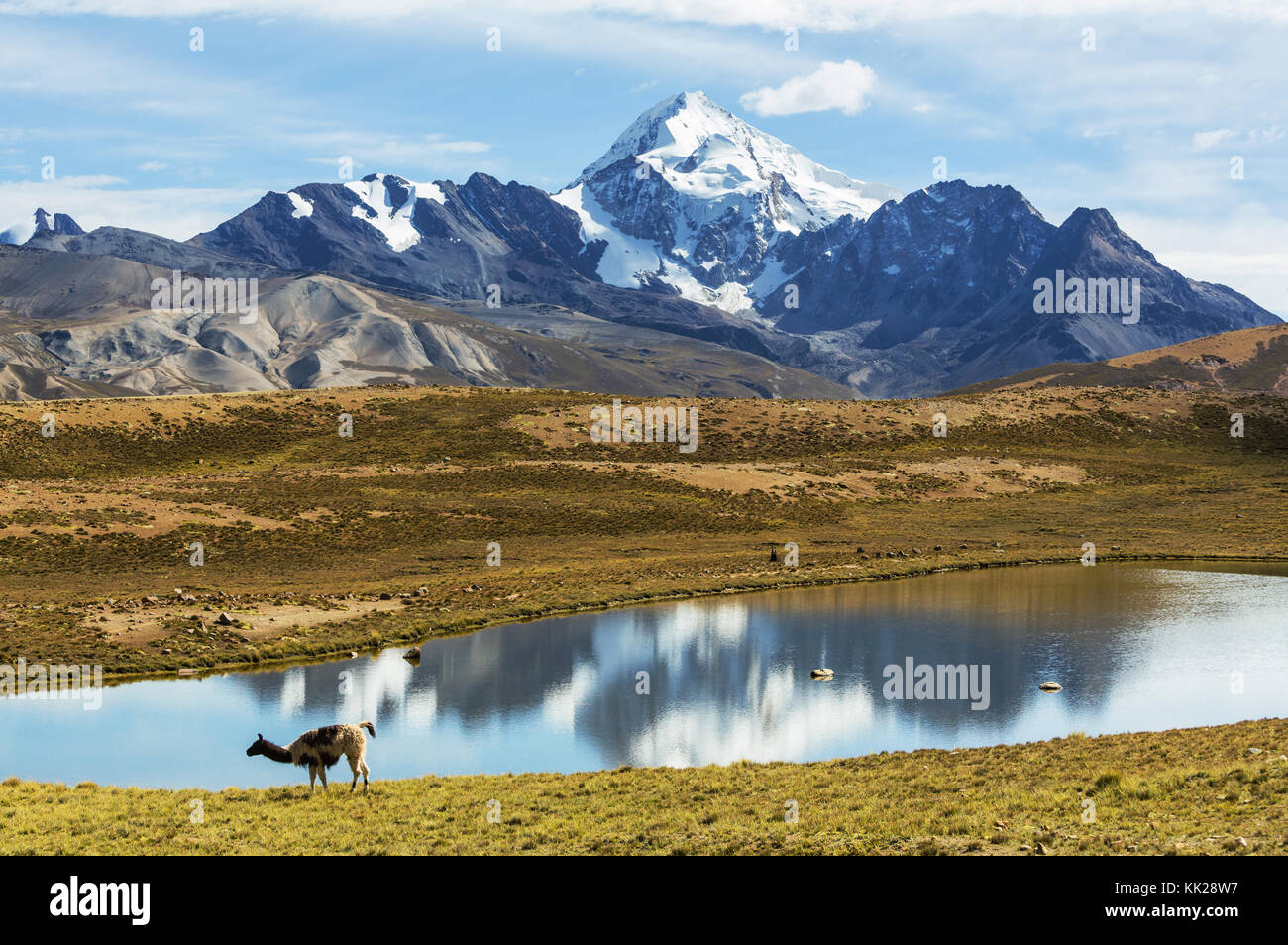 High mountains in Bolivia Stock Photo - Alamy