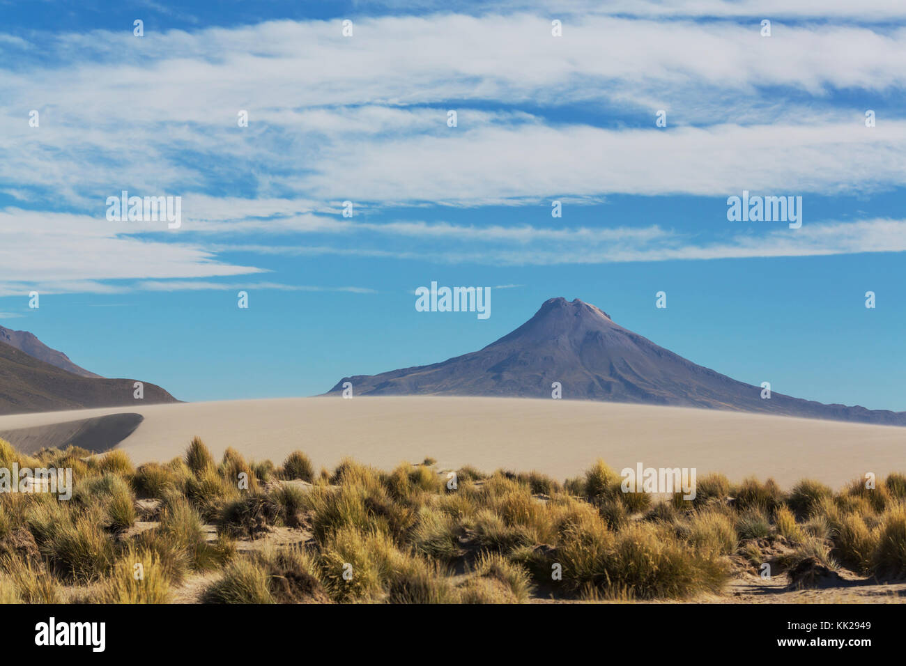 High mountains in Bolivia Stock Photo - Alamy