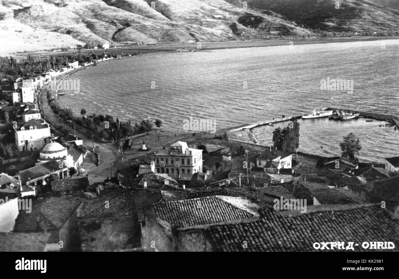 Ohrid lake macedonia Black and White Stock Photos & Images - Alamy
