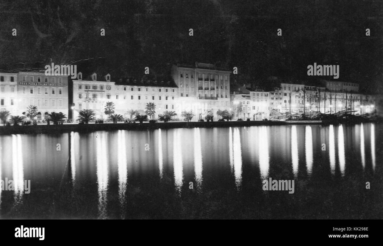 Split na stara razglednica Stock Photo - Alamy