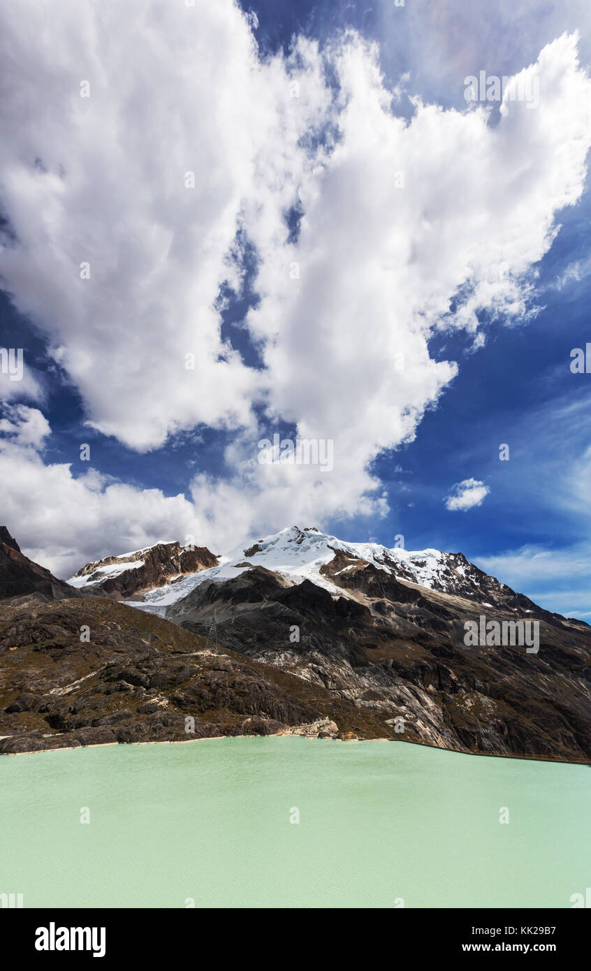 High mountains in Bolivia Stock Photo - Alamy