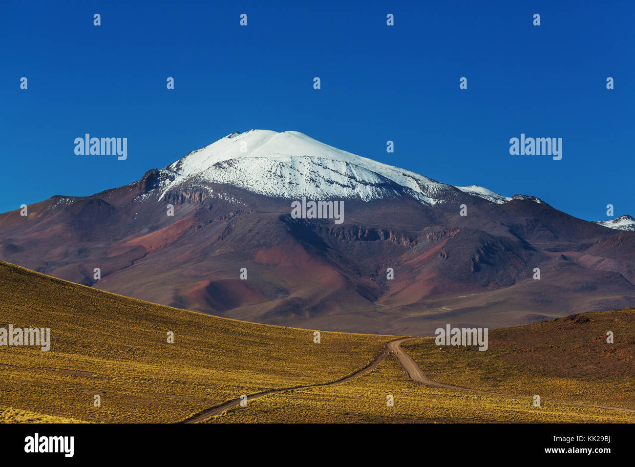 High mountains in Bolivia Stock Photo - Alamy
