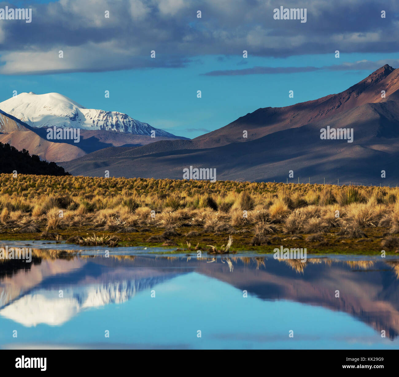 High mountains in Bolivia Stock Photo - Alamy