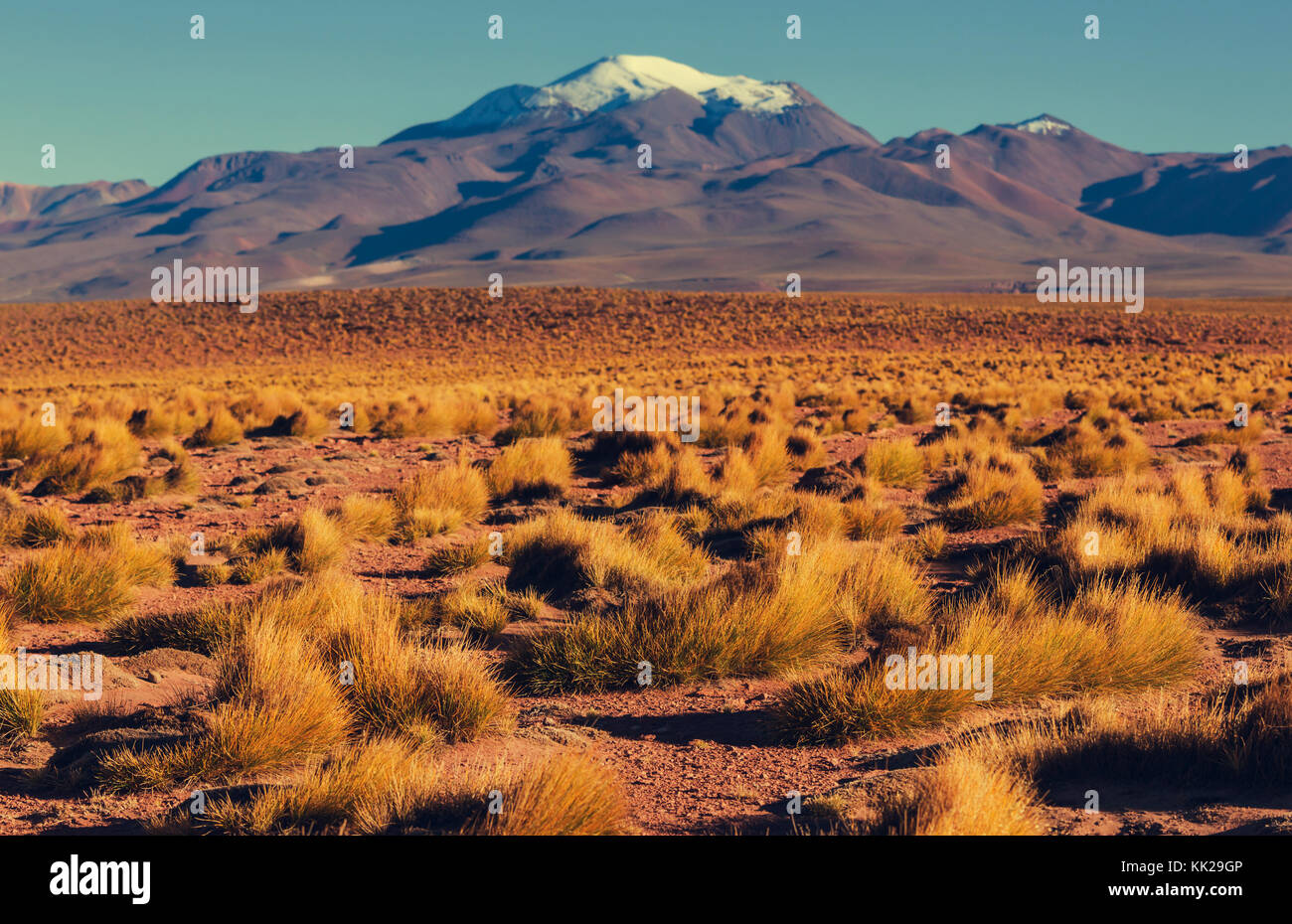 High mountains in Bolivia Stock Photo - Alamy