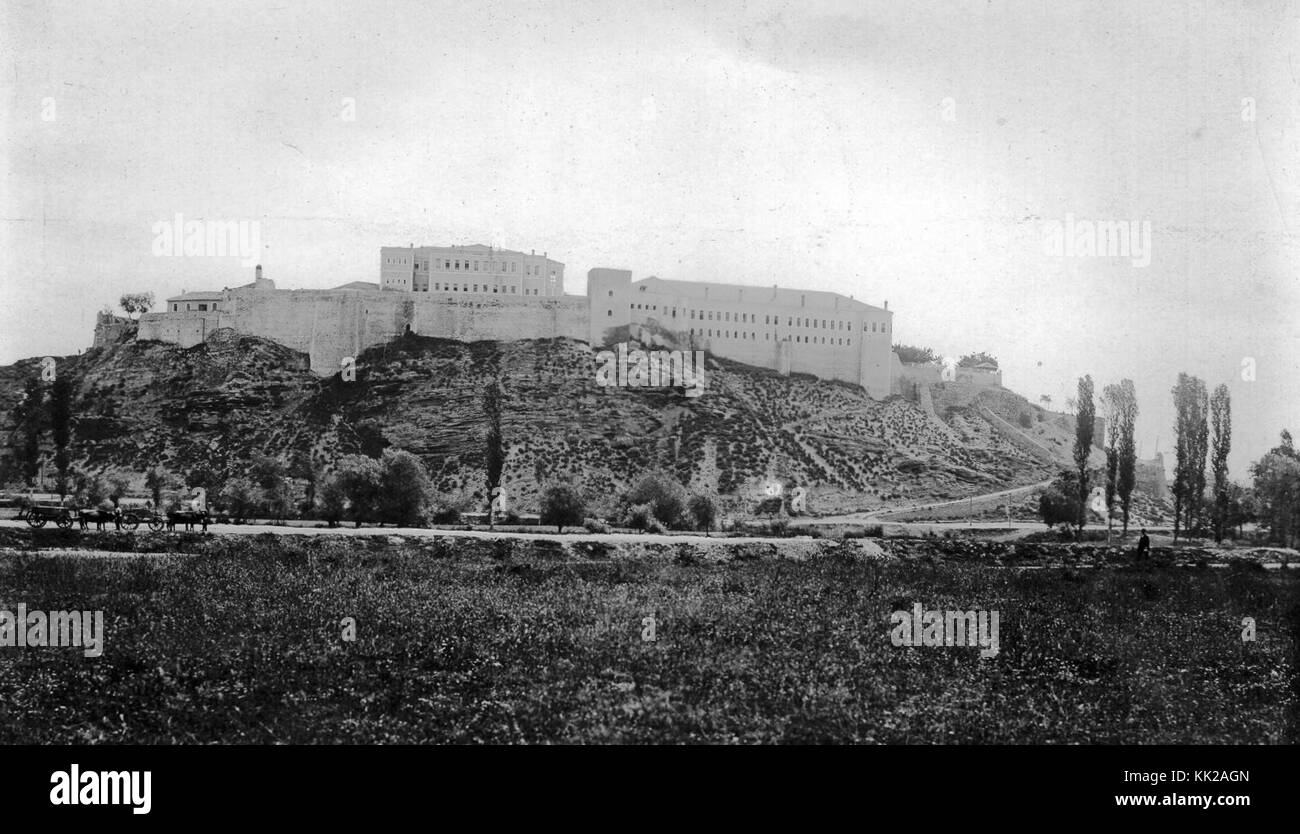 Skopsko Kale is a historic fortress located in Skopje, North Macedonia ...