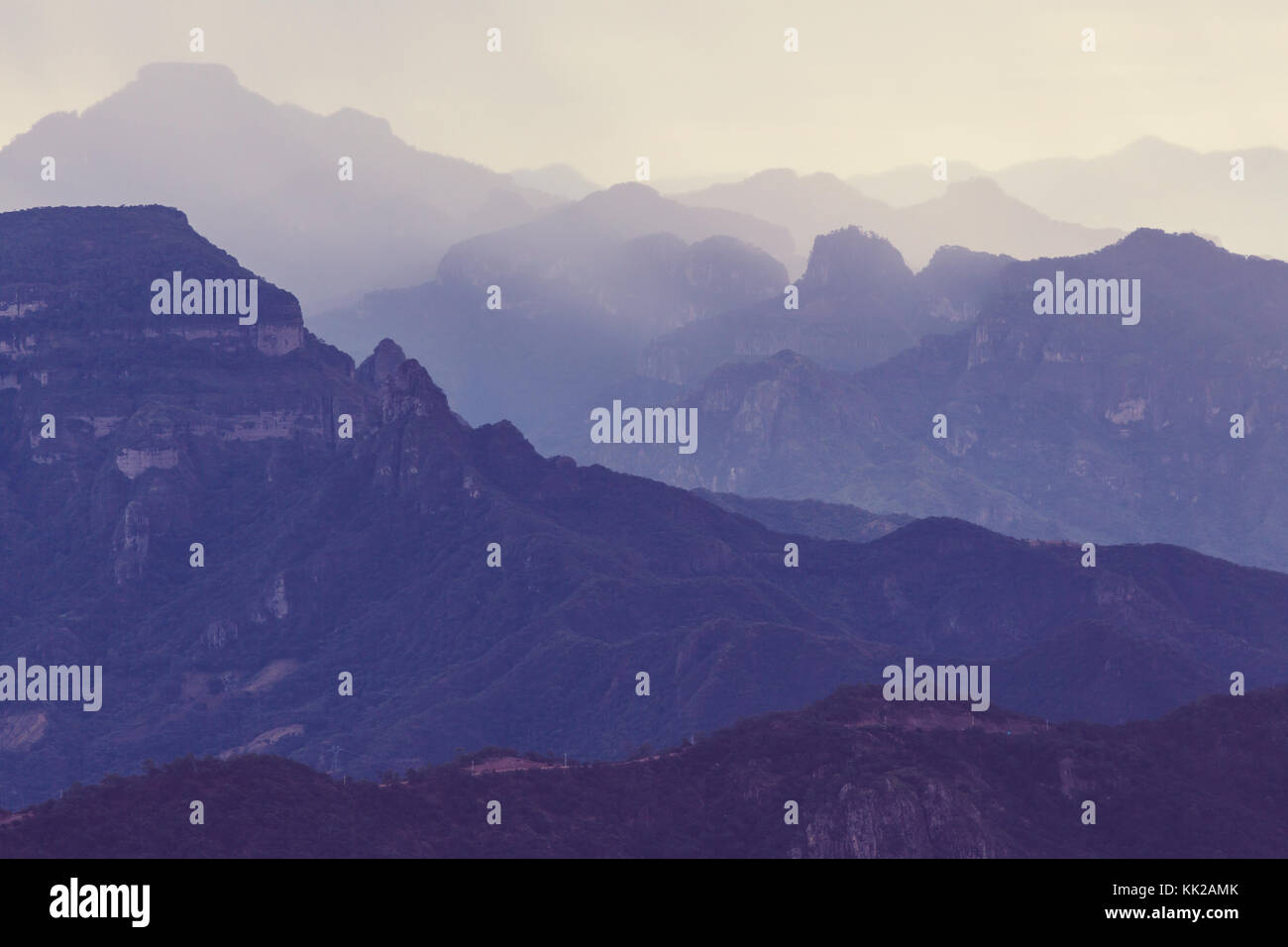 Mountains in Mexico Stock Photo - Alamy