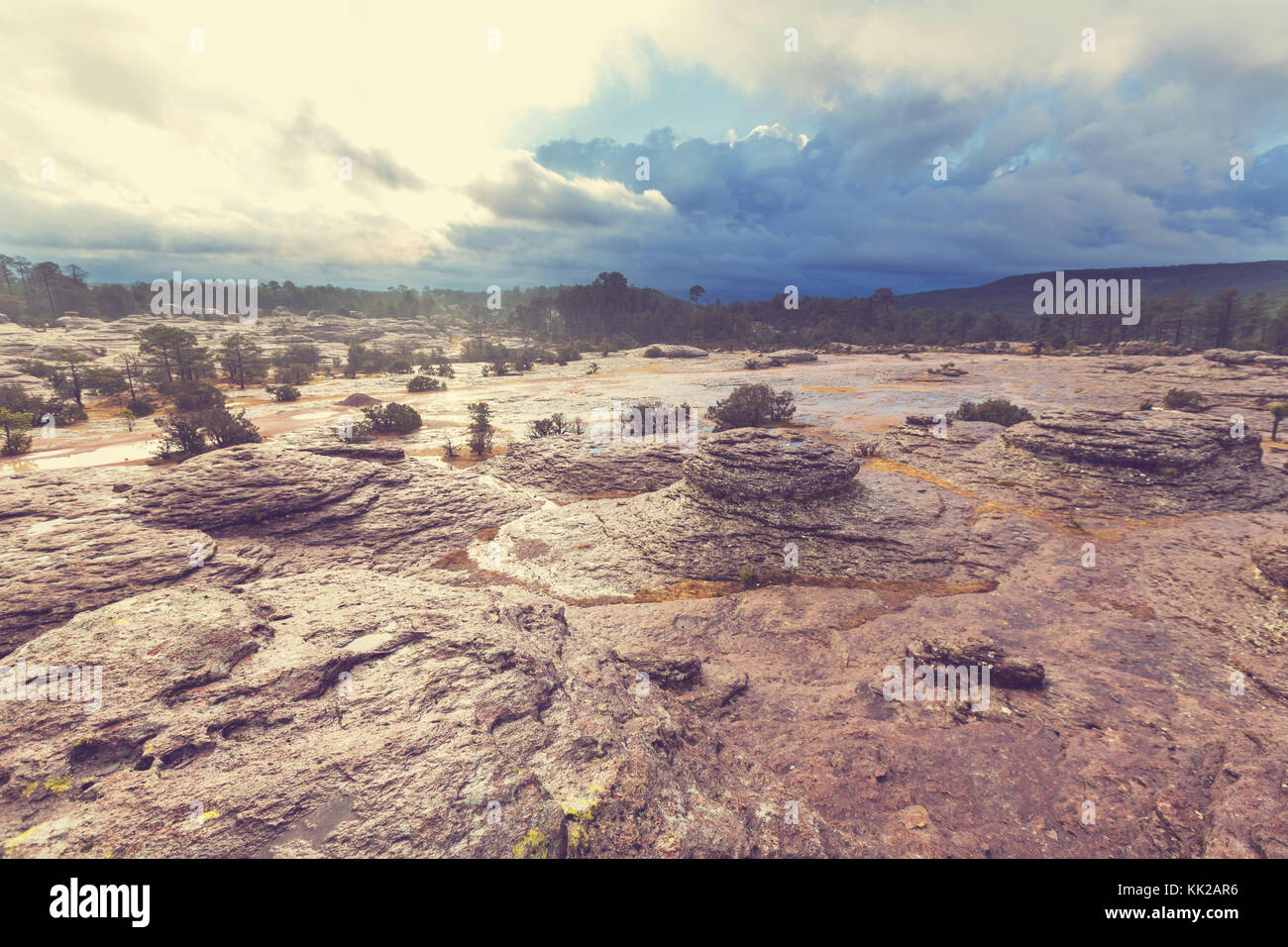 Mountains in the remote area of Mexico Stock Photo - Alamy