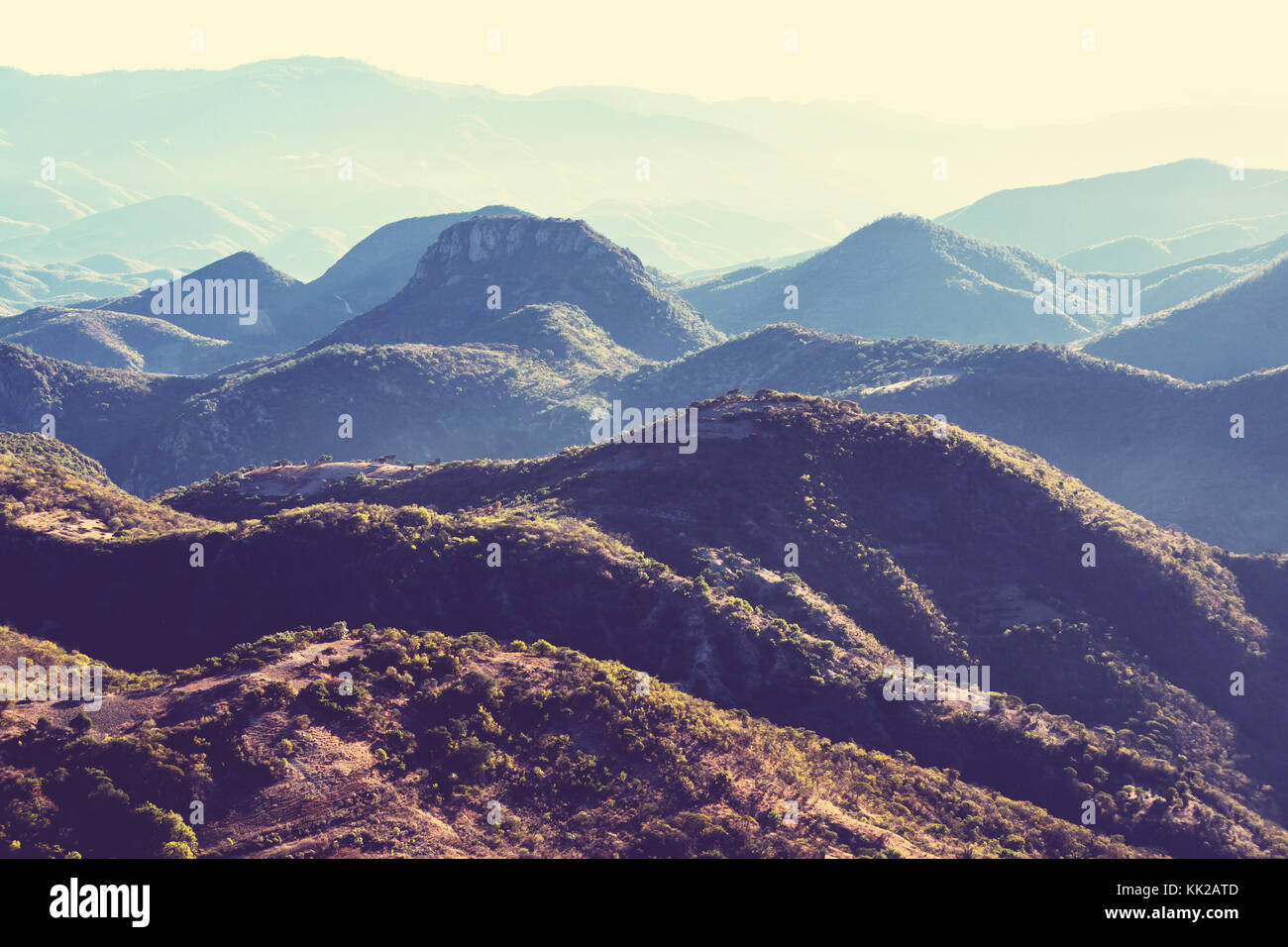 Mountains in the remote area of Mexico Stock Photo - Alamy