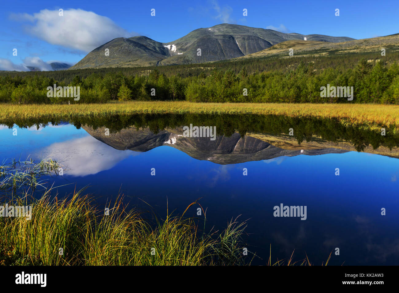 mountains in Norway, Jotunheimen National Park Stock Photo - Alamy
