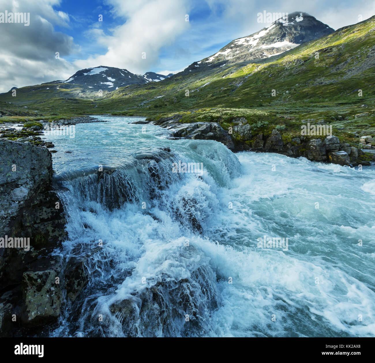 mountains in Norway, Jotunheimen National Park Stock Photo - Alamy