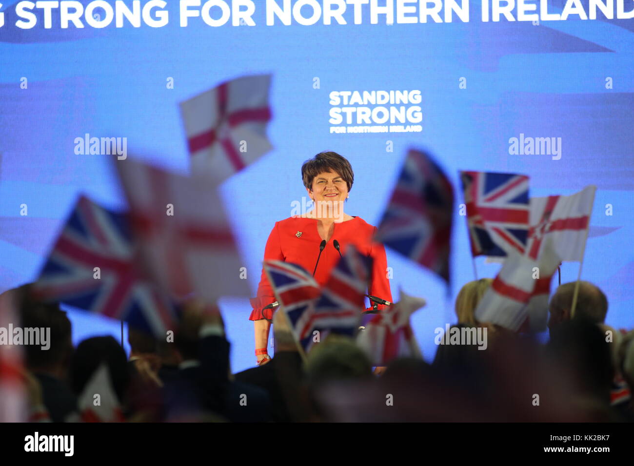 Leader of northern irelands ulster unionist party hi-res stock ...
