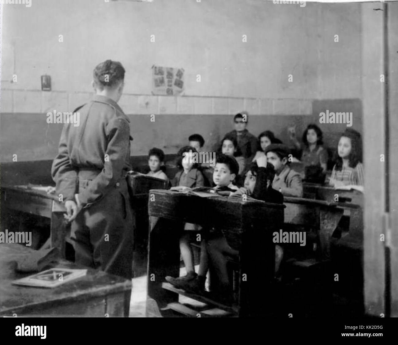 Jewish School in Benghazi. 1944 (id.14330705 Stock Photo - Alamy