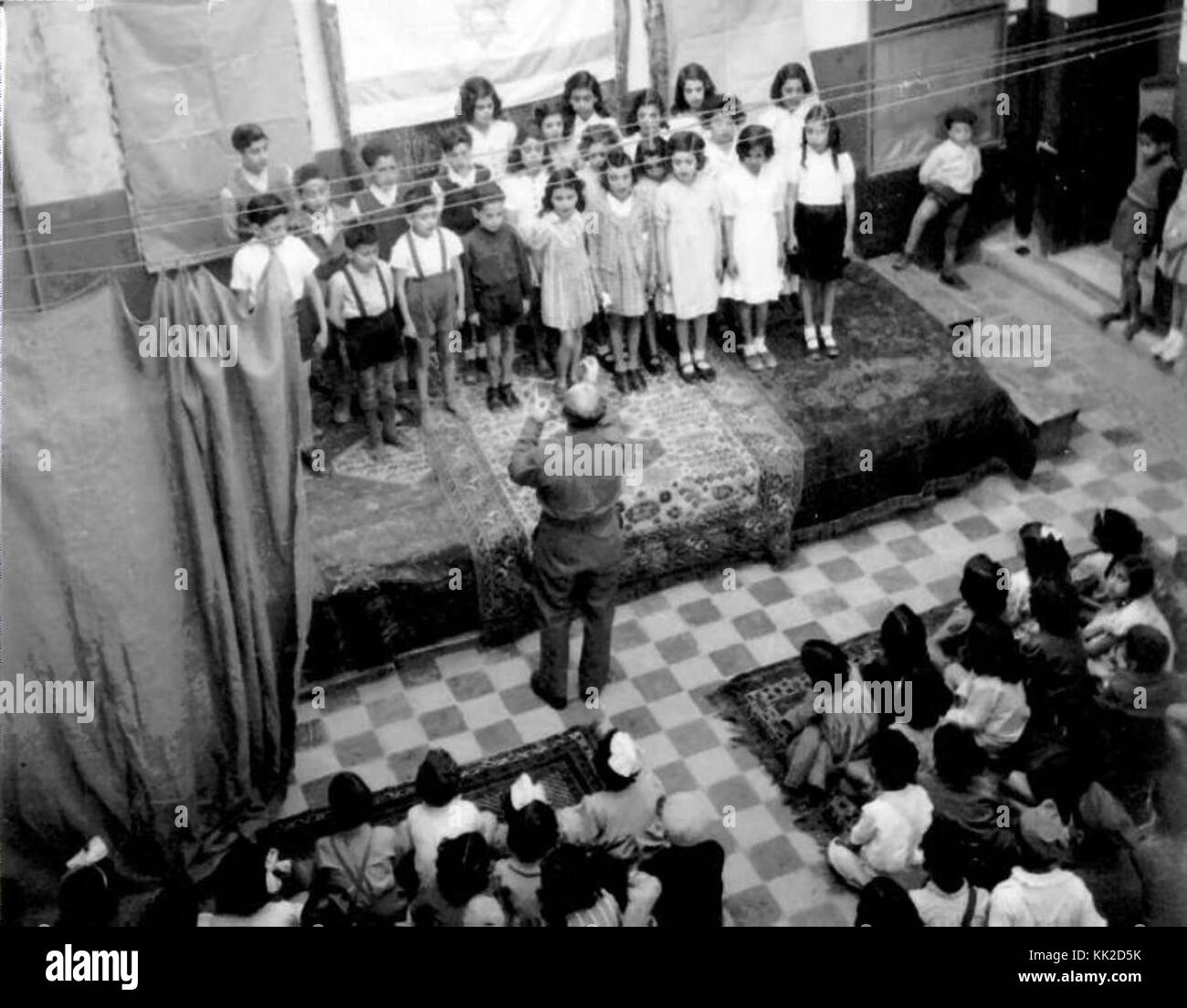 Jewish School in Benghazi. 1944 (id.14330710 Stock Photo - Alamy