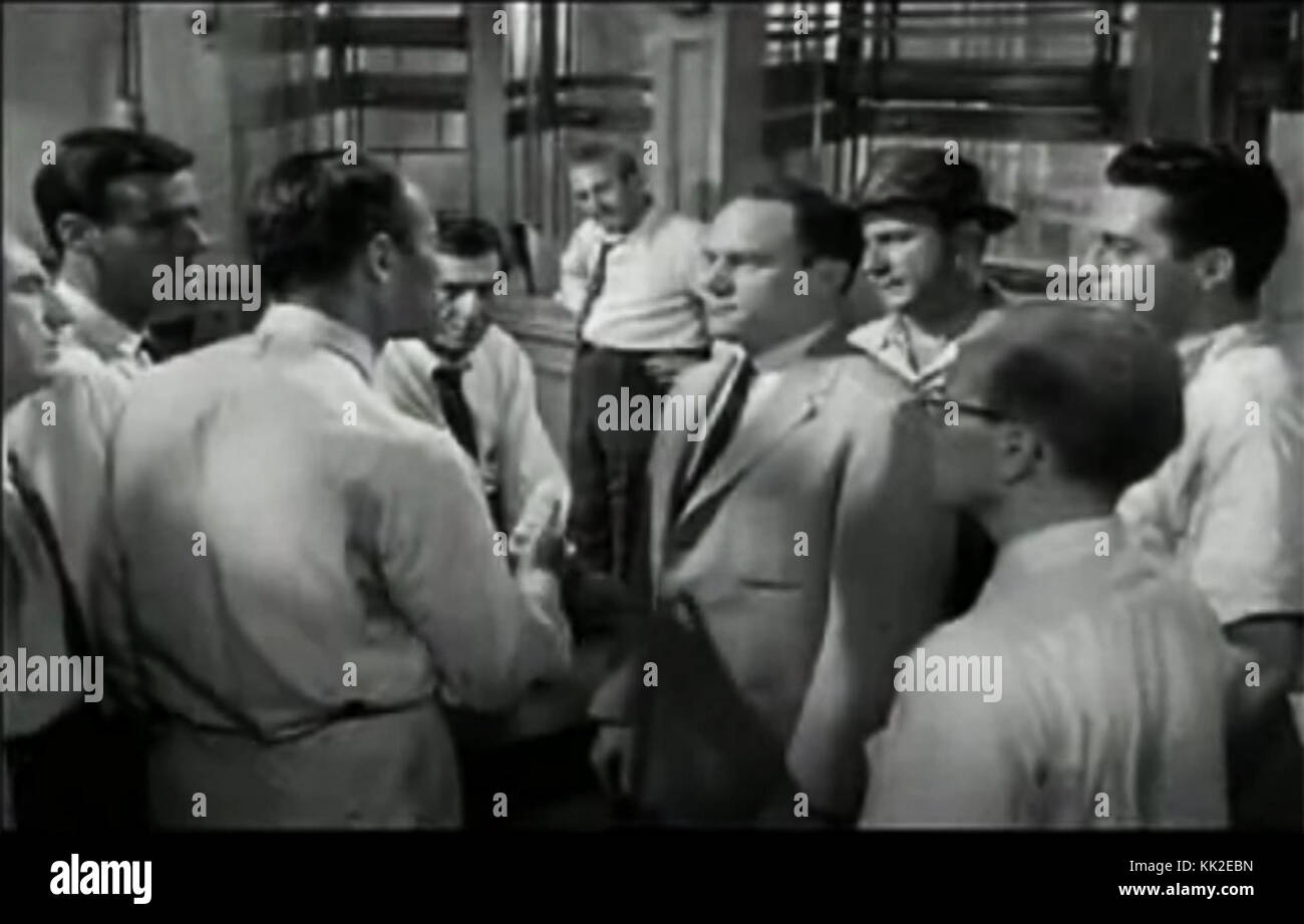 12 Angry Men scene Stock Photo - Alamy