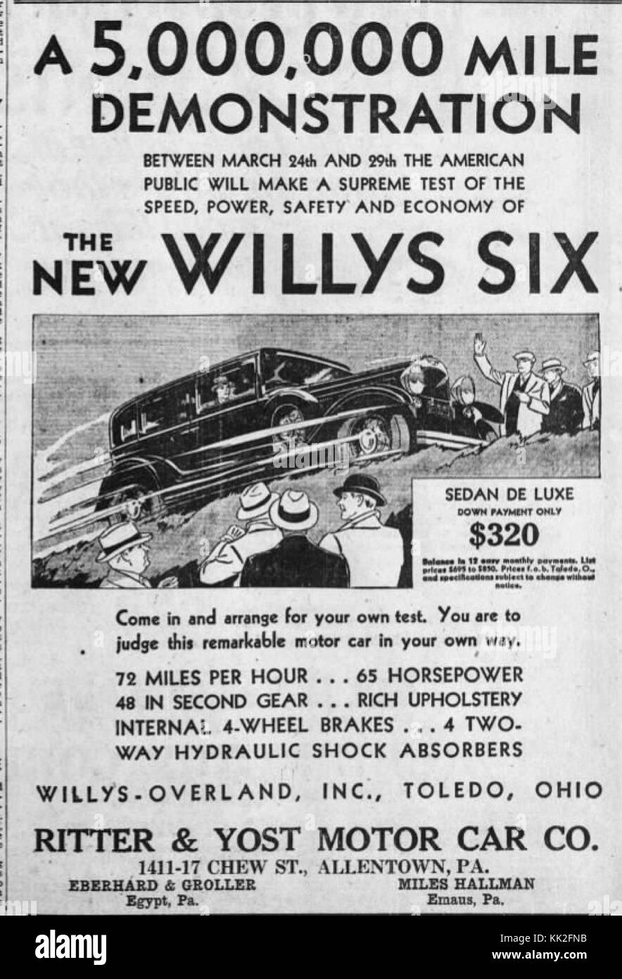 1930 Ritter & Yost 23 Mar MC Allentown PA Stock Photo - Alamy 1930 Ritter & Yost 23 Mar MC Allentown PA Stock Photo - Alamy