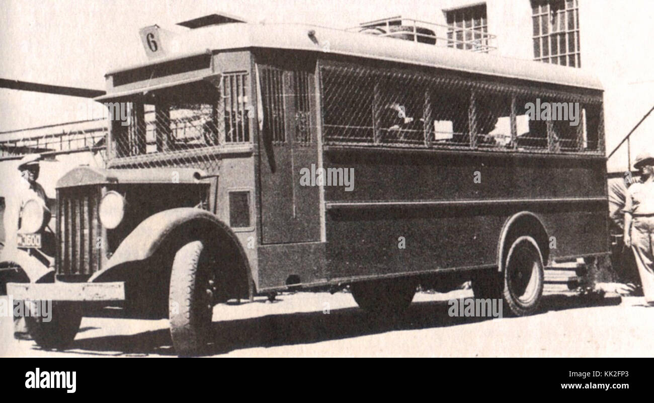 Havlagah bus during 1936 1939 Arab revolt British Mandate of Palestine ...