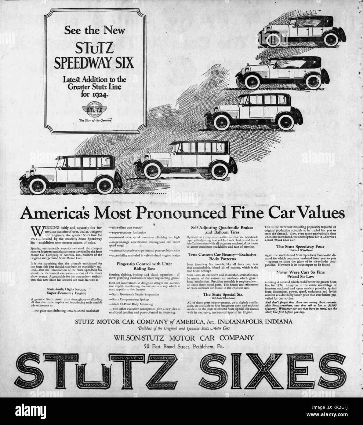 Stutz Speedway Four