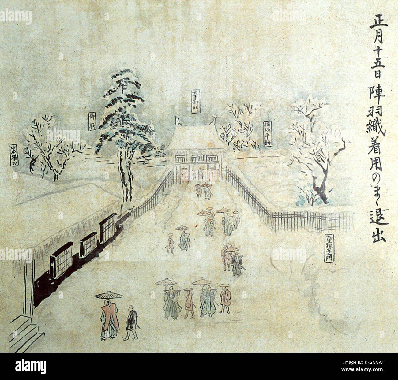 Nagaoka jouka nenju gyouji zue Shogatsu jugonichi jinbaori chakuyo no ...