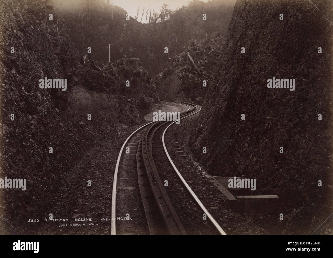 Rimutaka Incline 195856 Stock Photo - Alamy