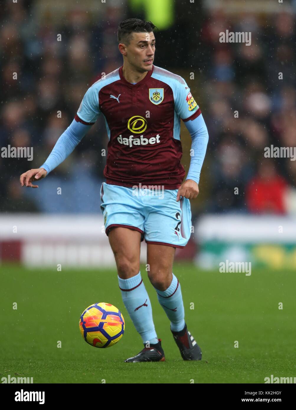MATTHEW LOWTON BURNLEY FC BURNLEY V ARSENAL PREMIER LEAGUE TURF MOOR ...