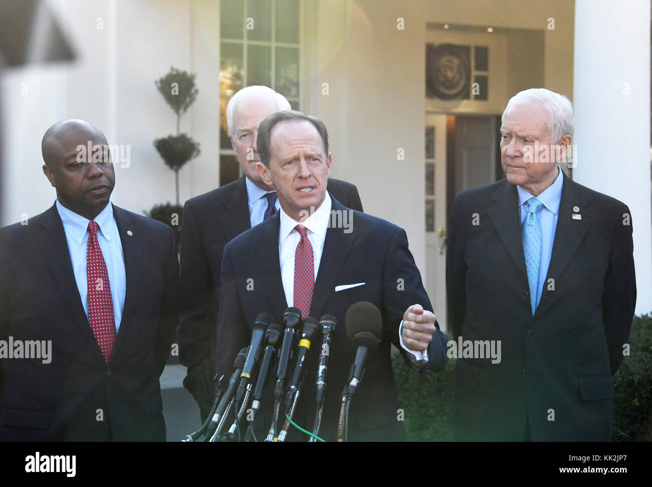 United States Senator Pat Toomey (Republican of Pennsylvania) makes a ...