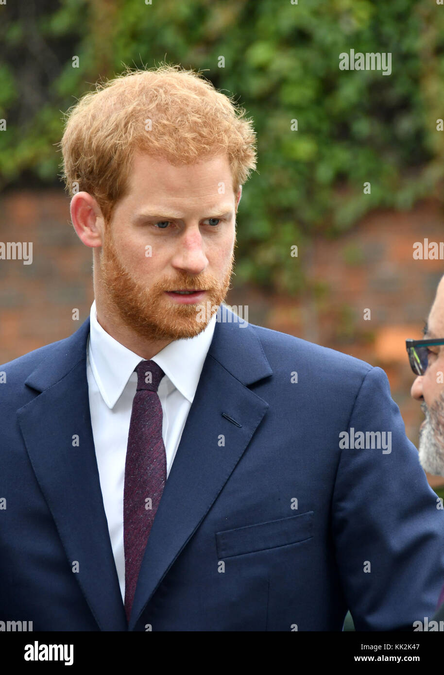 Prince William, Duke of Cambridge and Prince Harry visit new ...