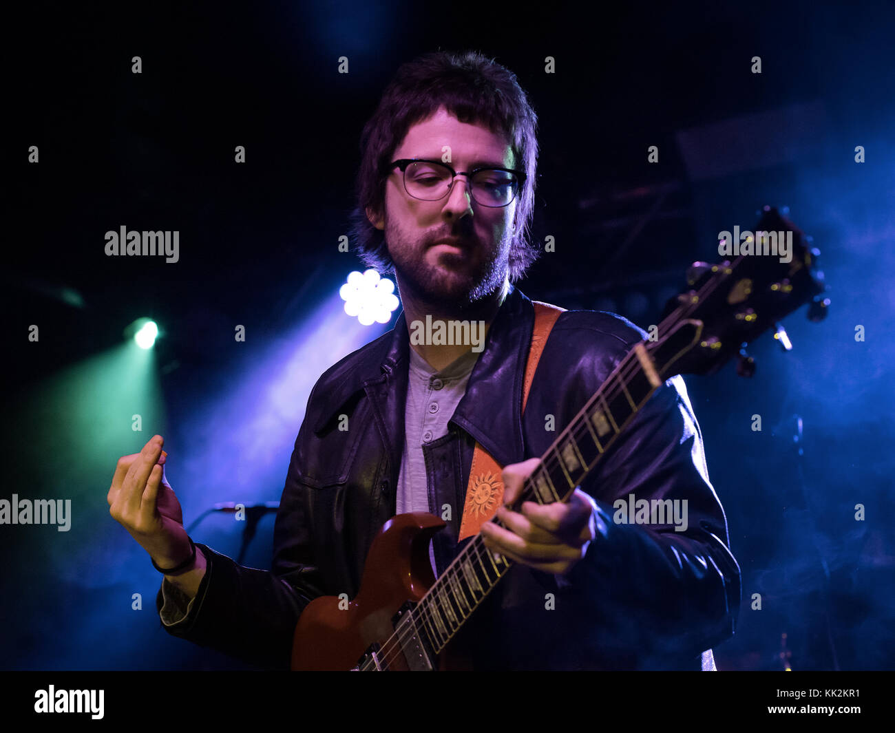 Milan, Italy. 26 November 2017. American singer Curtis Harding performs ...