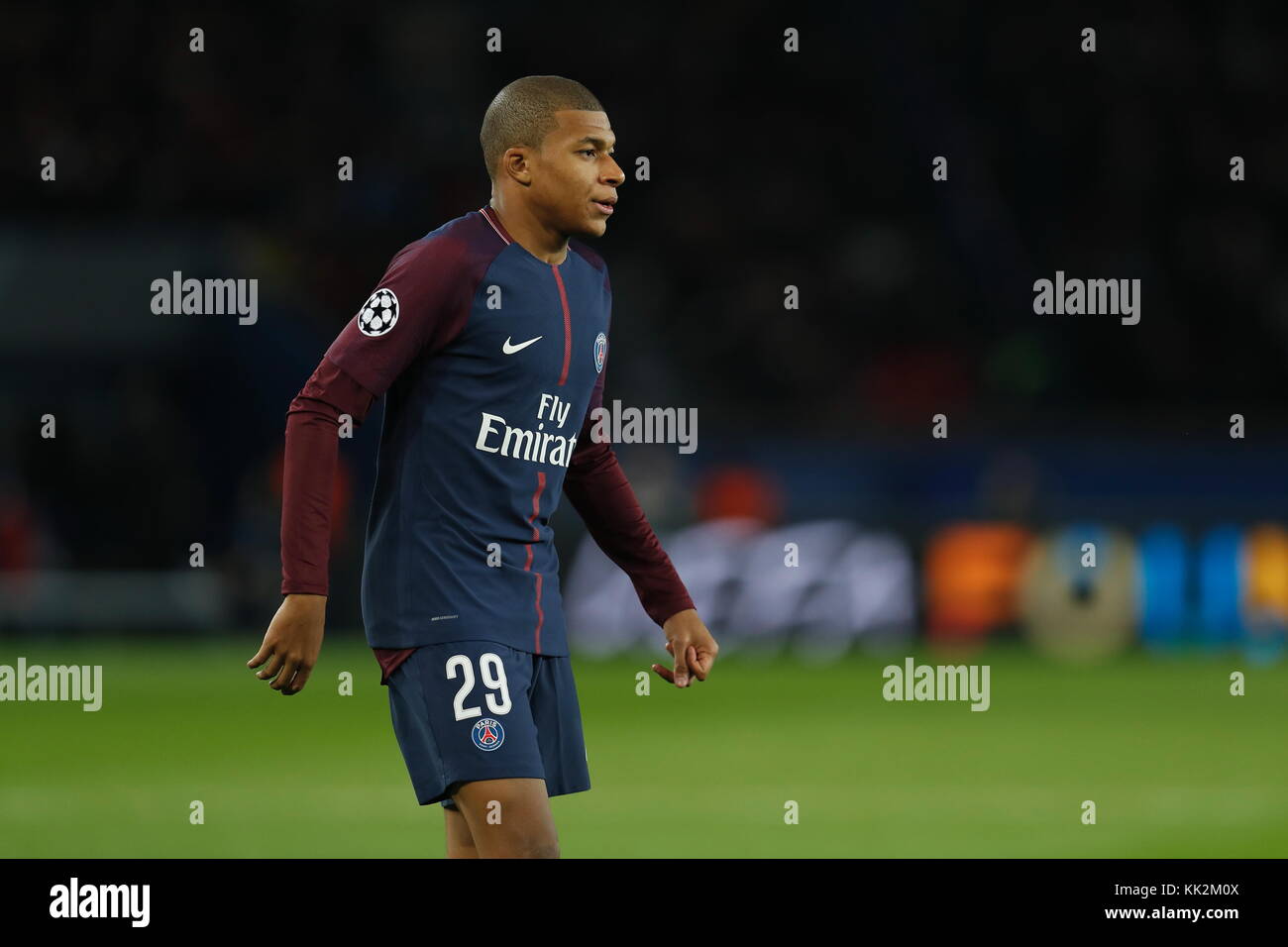 Paris, France. 22nd Nov, 2017. Kylian Mbappe (PSG) Football/Soccer ...