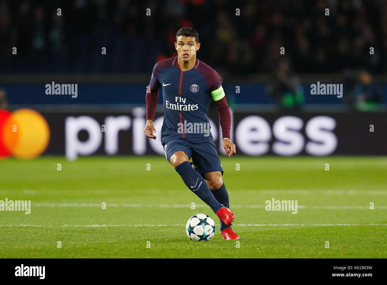 Paris, France. 22nd Nov, 2017. Thiago Silva (PSG) Football/Soccer ...