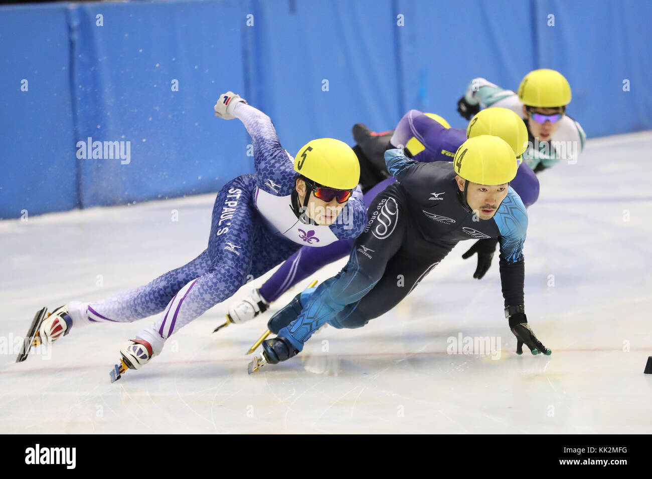 Kobe Port Island Sports Center, Hyogo, Japan. 26th Nov, 2017. (L to R ...