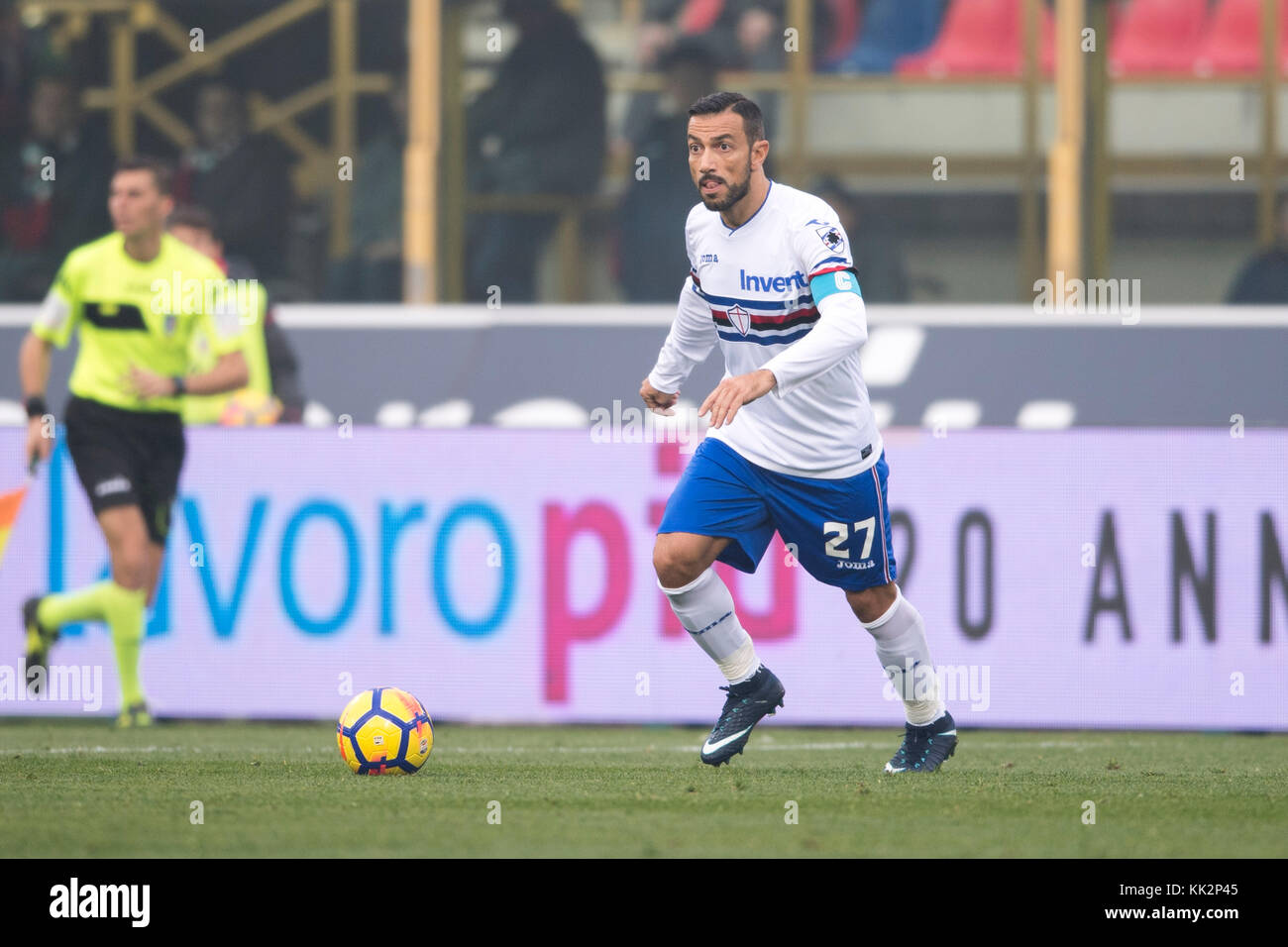 Bologna, Italy. 25th Nov, 2017. Fabio Quagliarella (Sampdoria) Football ...