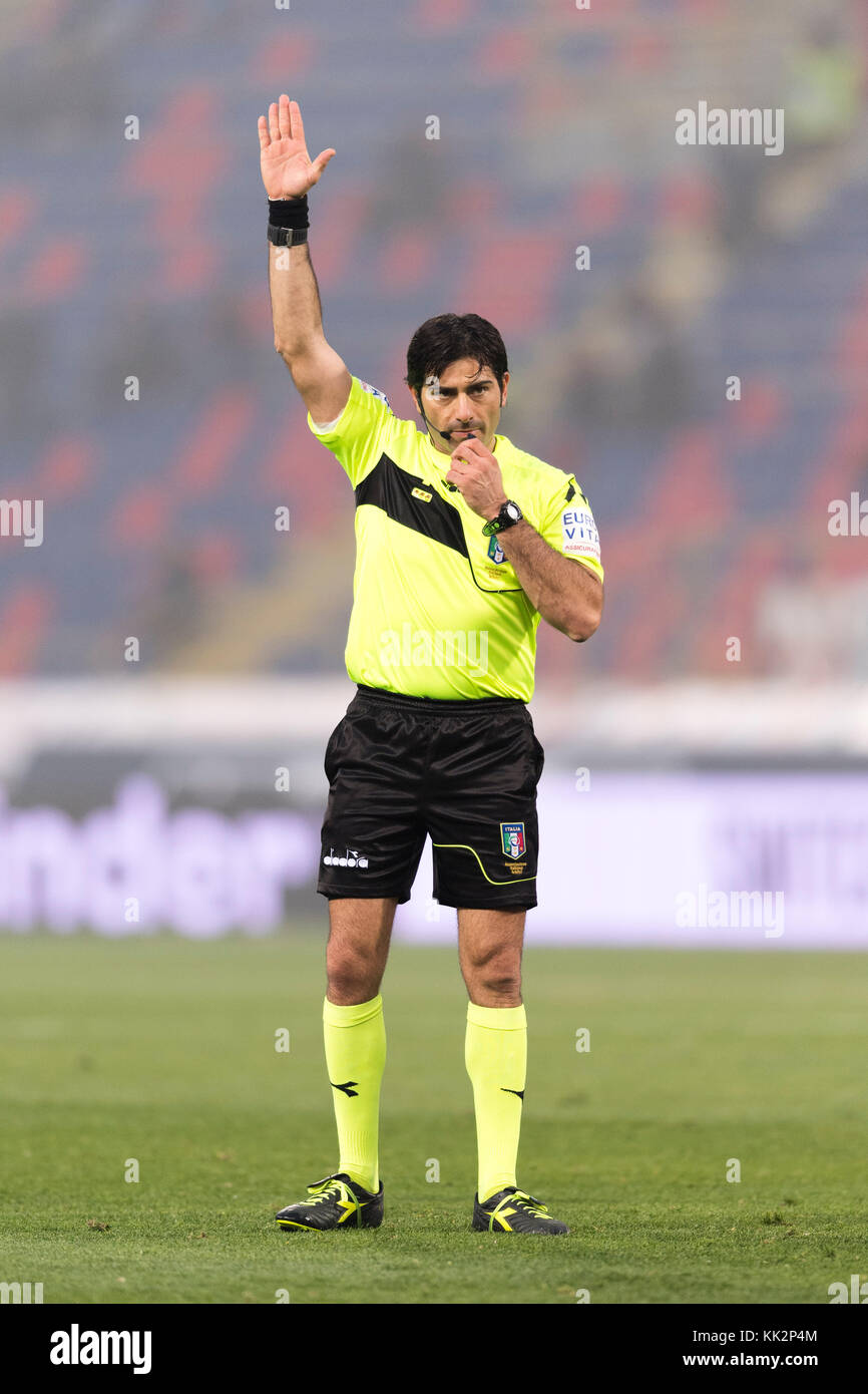 Bologna, Italy. 25th Nov, 2017. Fabio Maresca (Referee) Football/Soccer ...