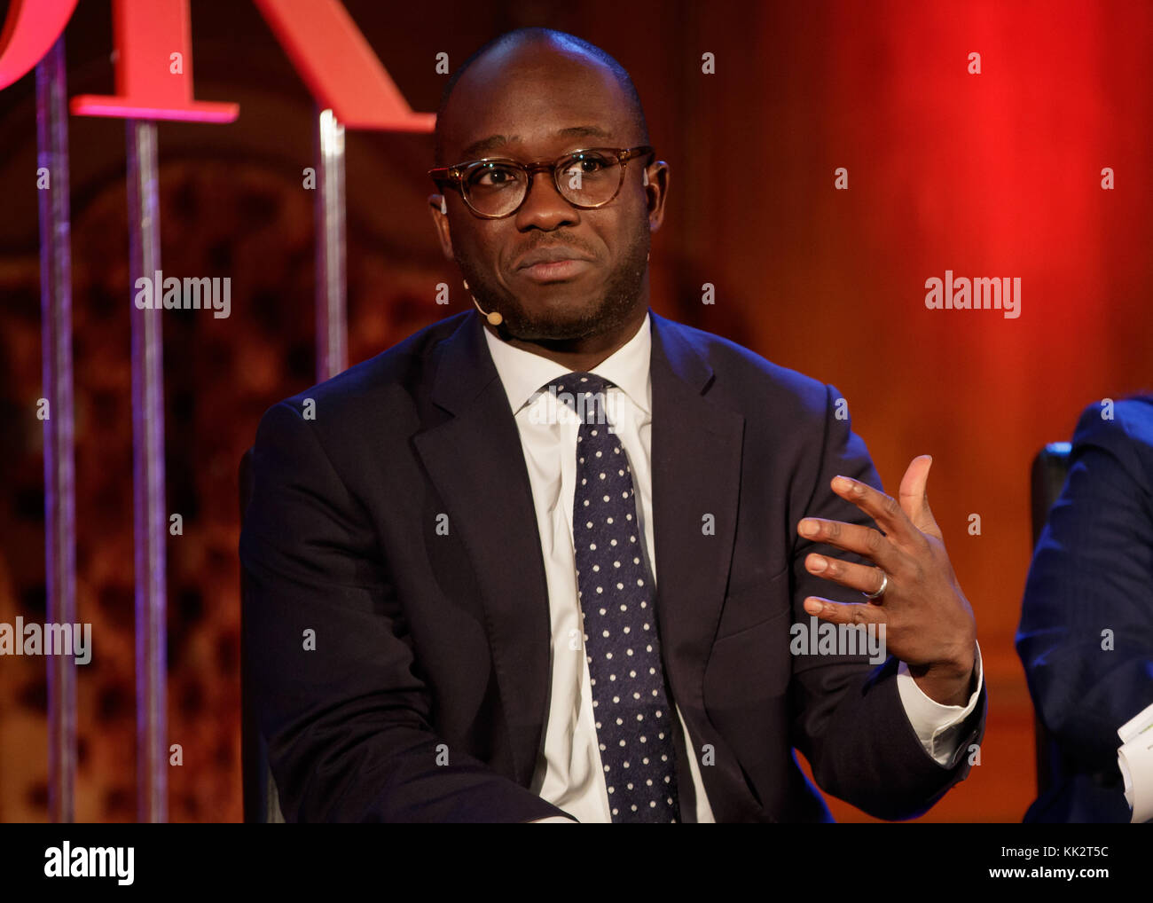 London, UK. 27th Nov, 2017. Sam Gyimah Conservative MP during a panel ...