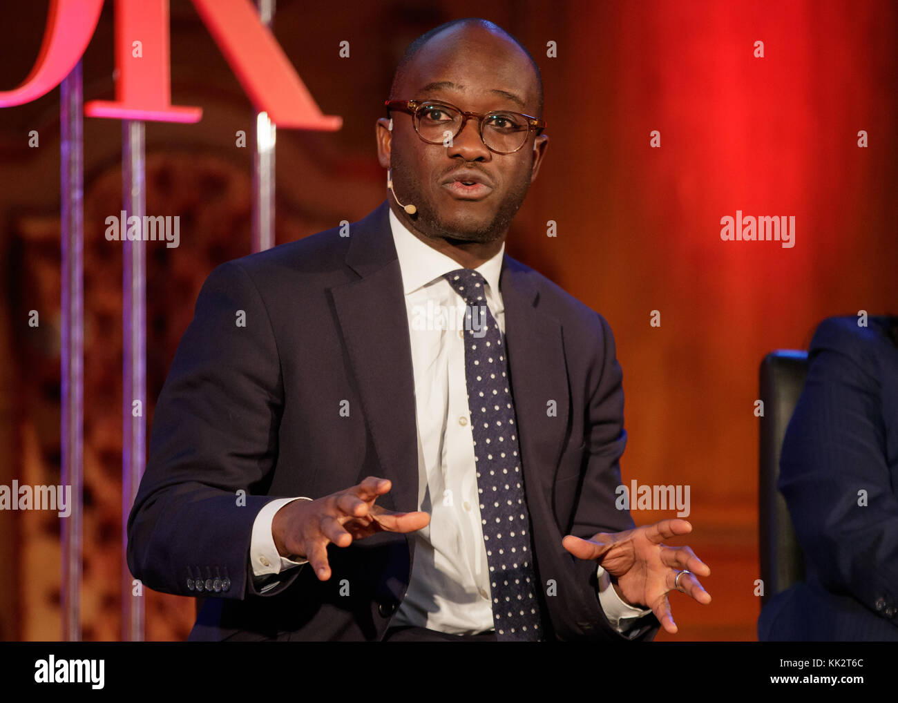 London, UK. 27th Nov, 2017. Sam Gyimah Conservative MP during a panel ...