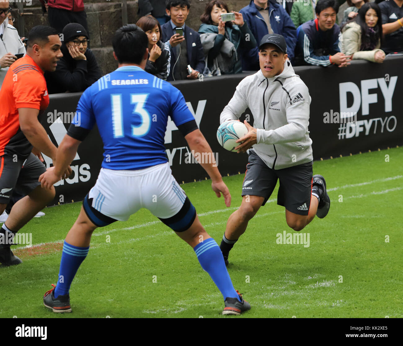 Yokohama, Japan. 28th Nov, 2017. New Zealand's All Blacks rugby team ...