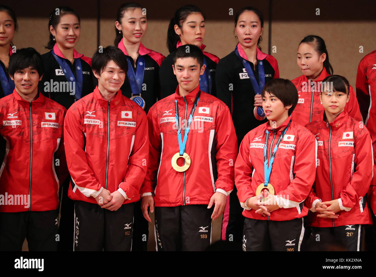 Tokyo, Japan. 28th Nov, 2017. Japan team group (JPN) Artistic ...