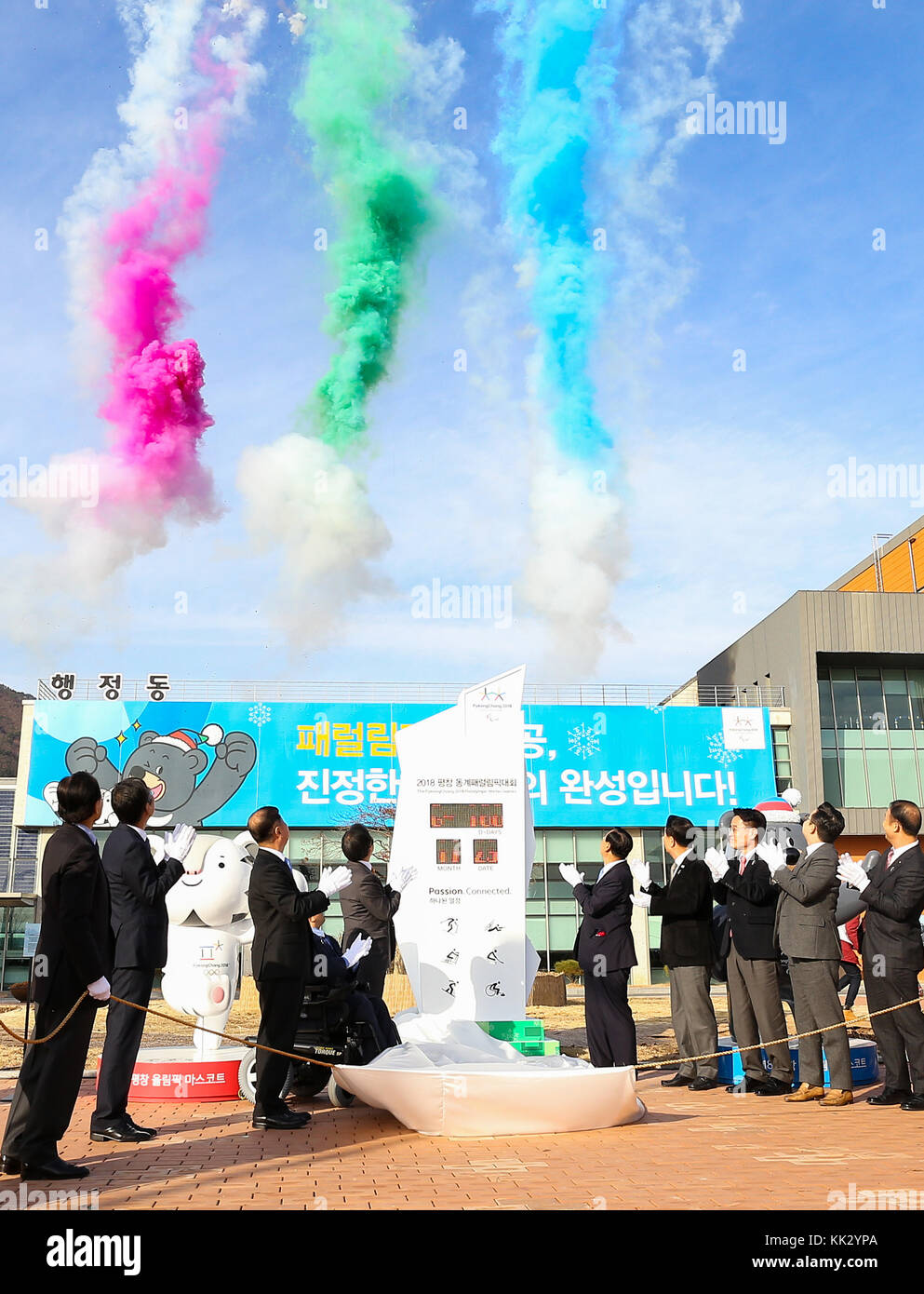 100-day countdown to PyeongChang Paralympics Dignitaries and guests ...