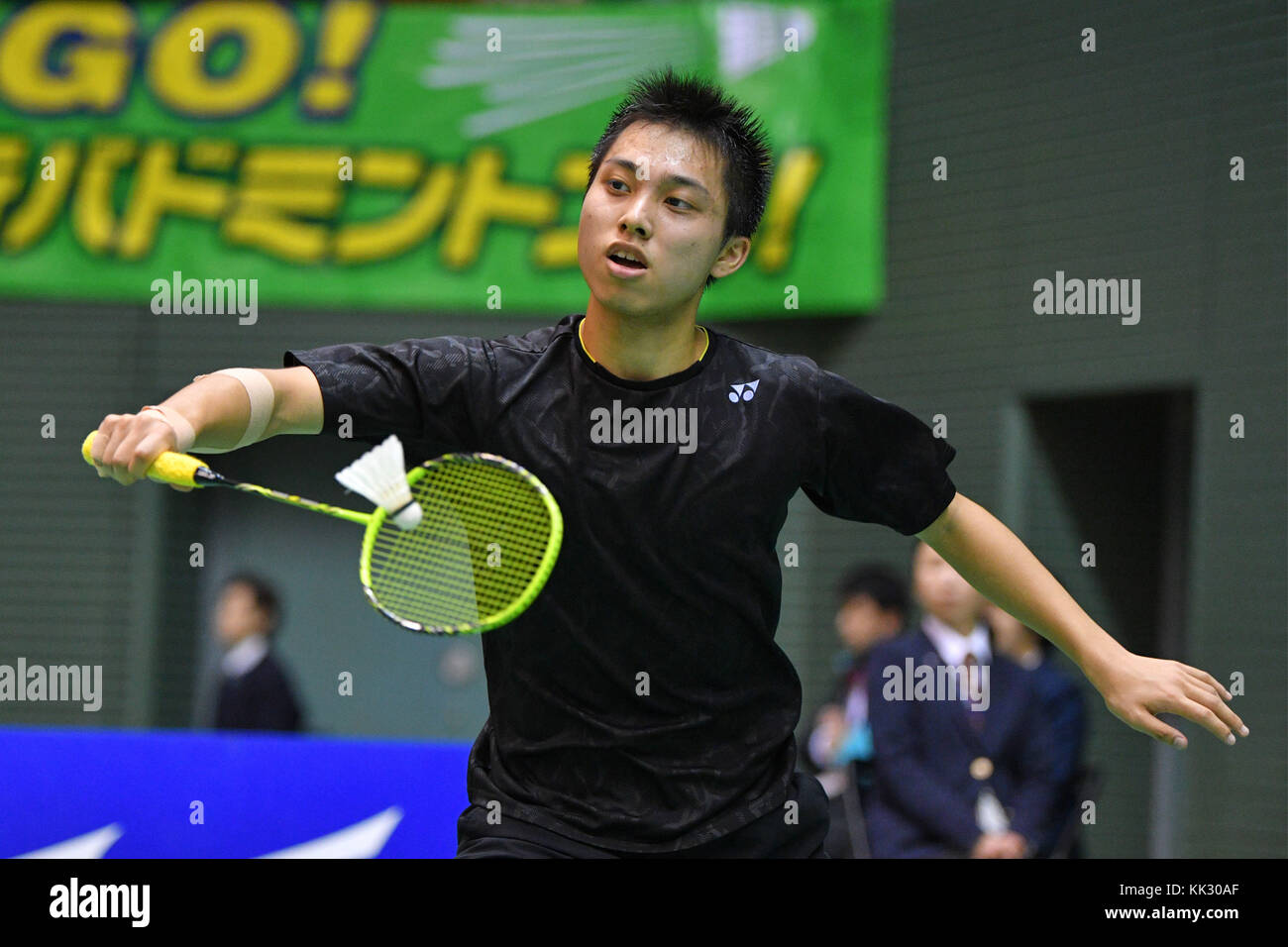 Tokyo, Japan. Credit: MATSUO. 29th Nov, 2017. Kodai Naraoka Badminton ...