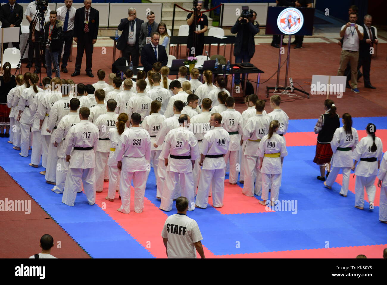 25 November 2017- Bucharest, Romania. The European karate championship ...
