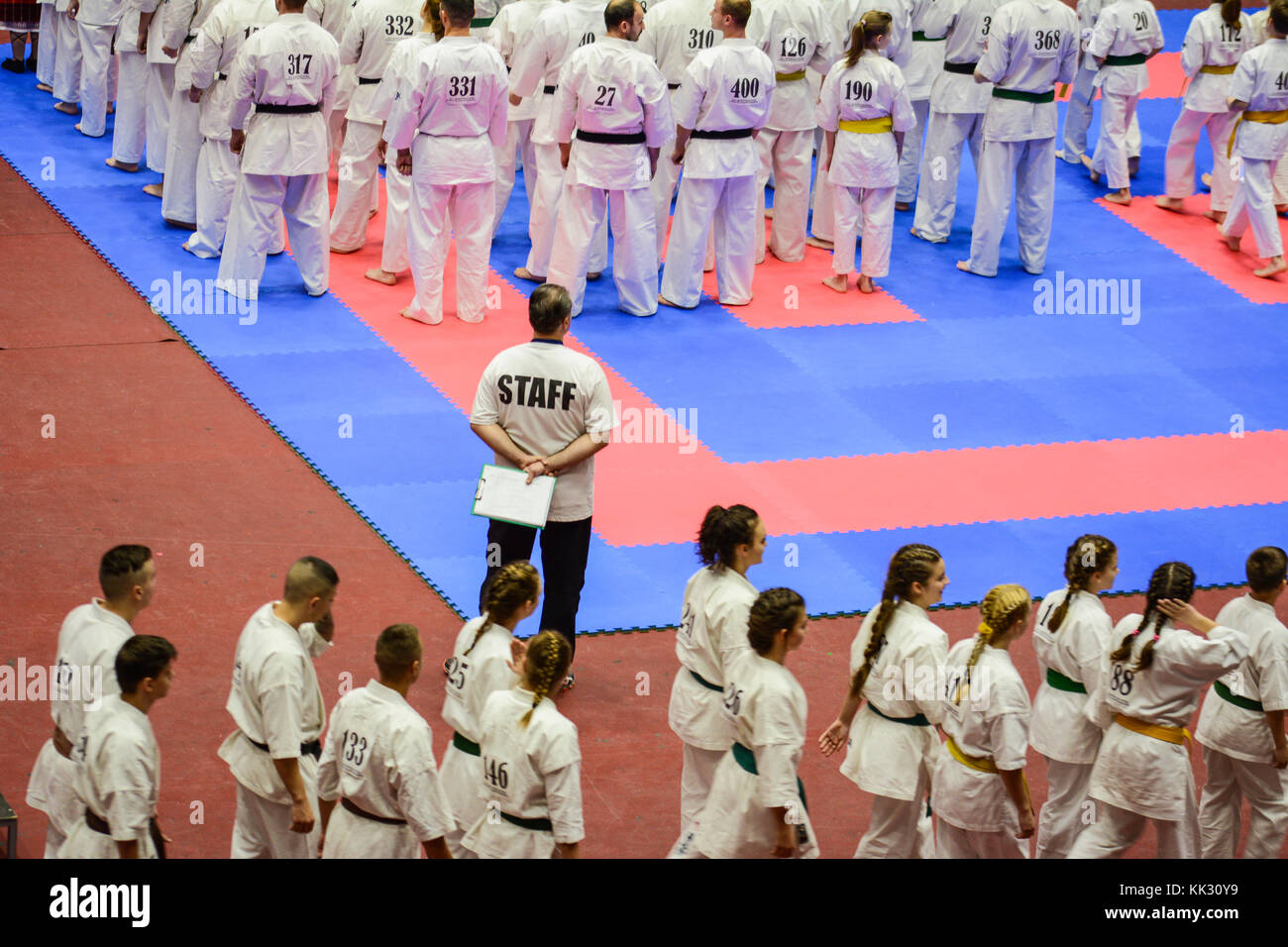 25 November 2017- Bucharest, Romania. The European karate championship ...