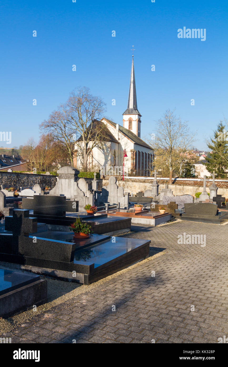 Church in Bissen Stock Photo - Alamy