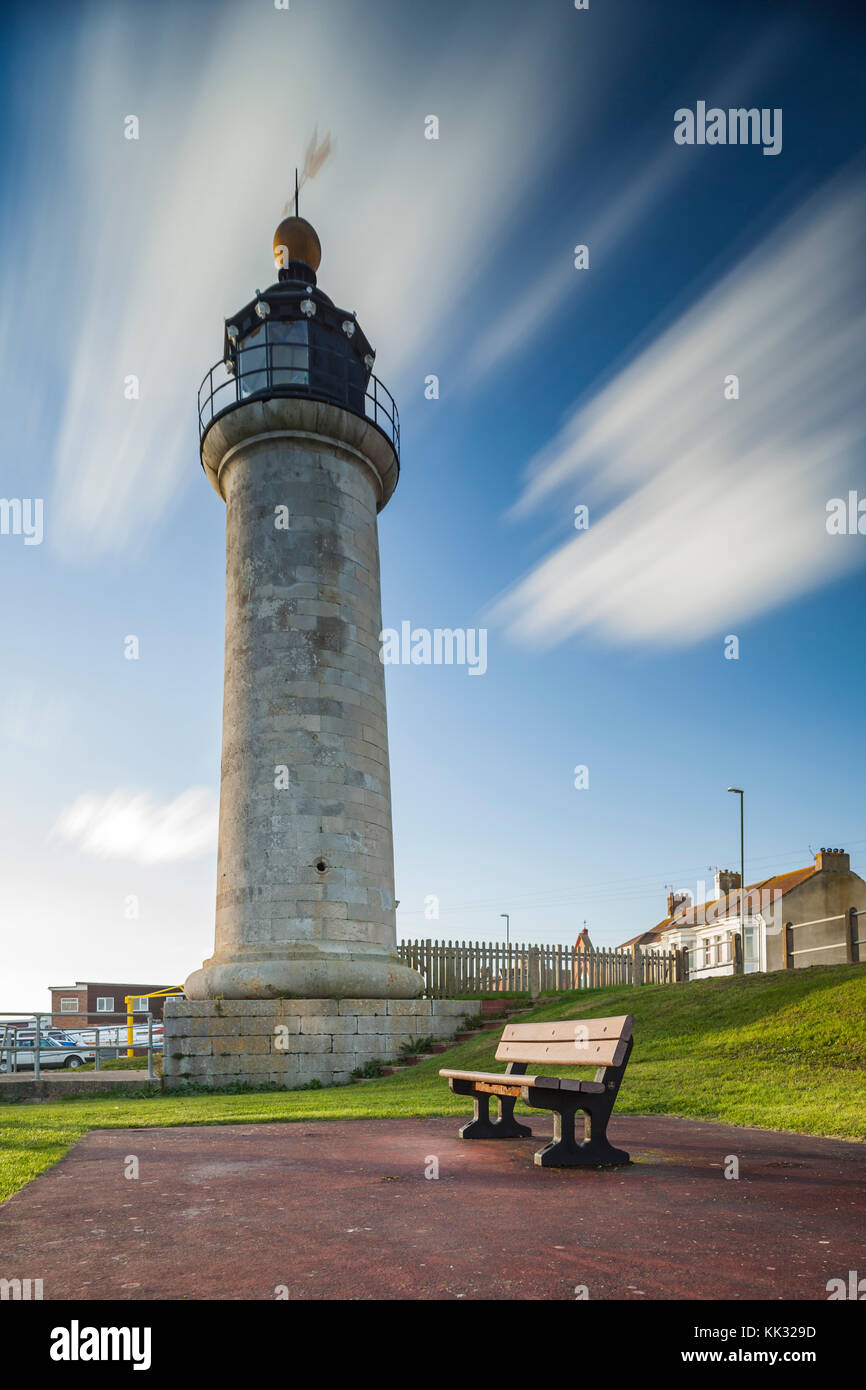 Kingston Lighthouse in Shoreham-by-Sea, West Sussex, England Stock ...