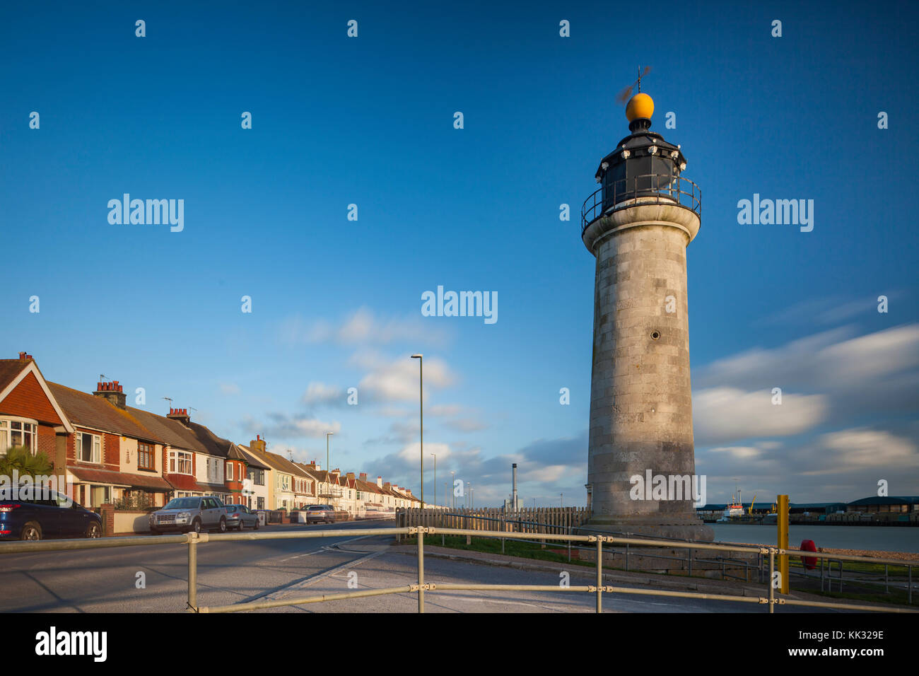 Kingston Lighthouse in Shoreham-by-Sea, West Sussex, England Stock ...
