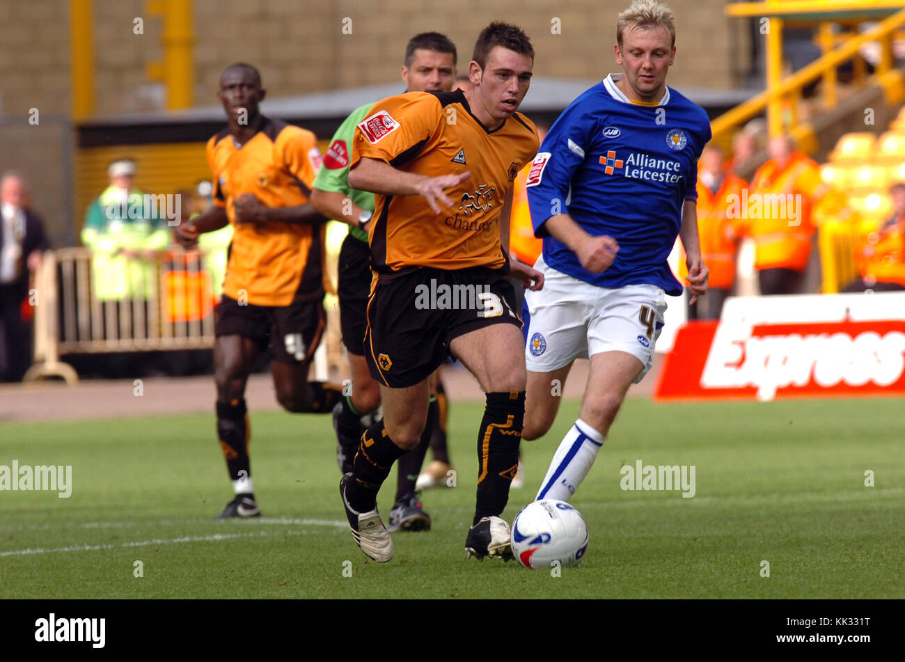 Footballer Mark Davies Wolverhampton Wanderers v Leicester City 17/9/05 ...