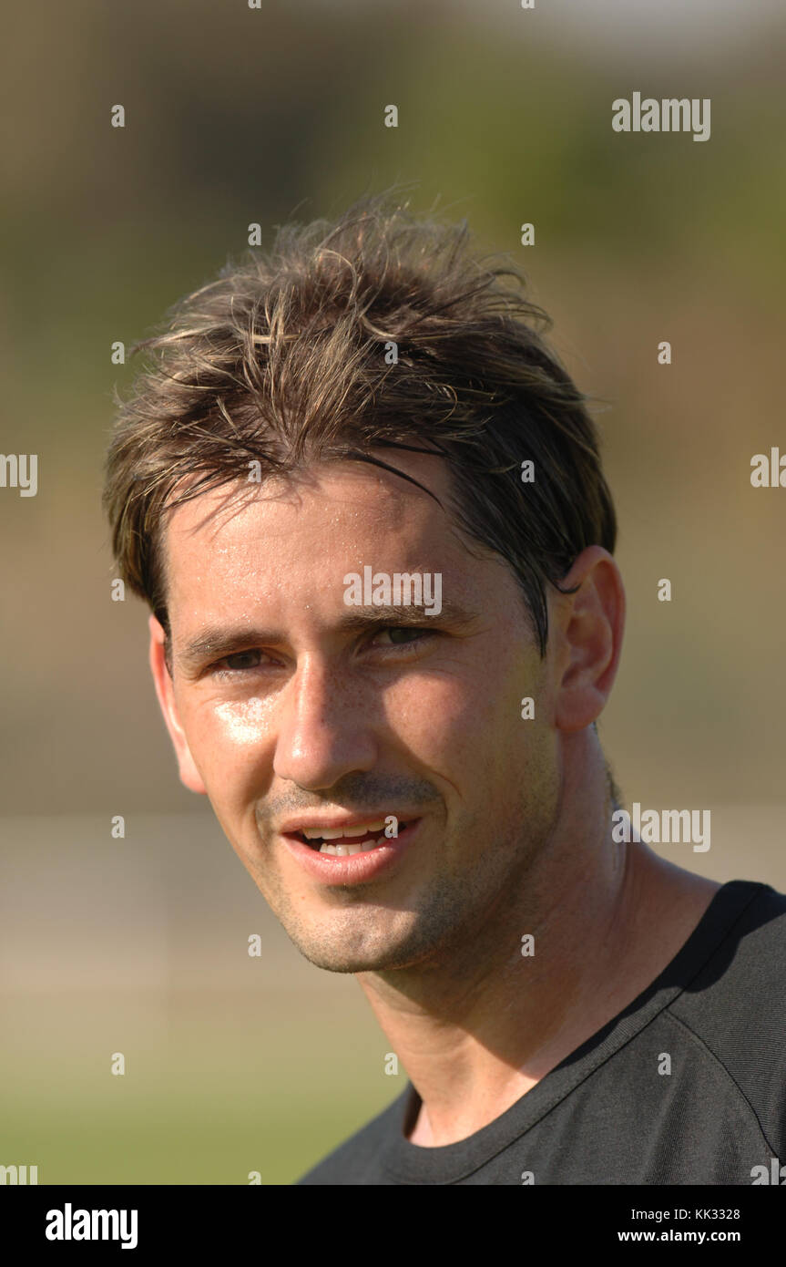 Footballer Jackie McNamara 2005 Stock Photo - Alamy