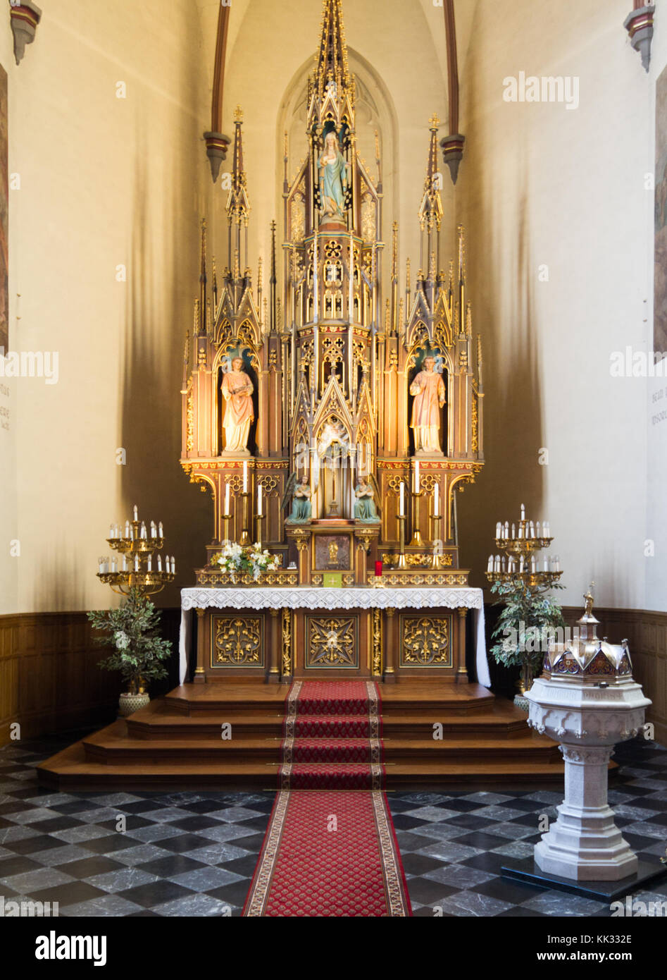 Church in Bissen Stock Photo - Alamy