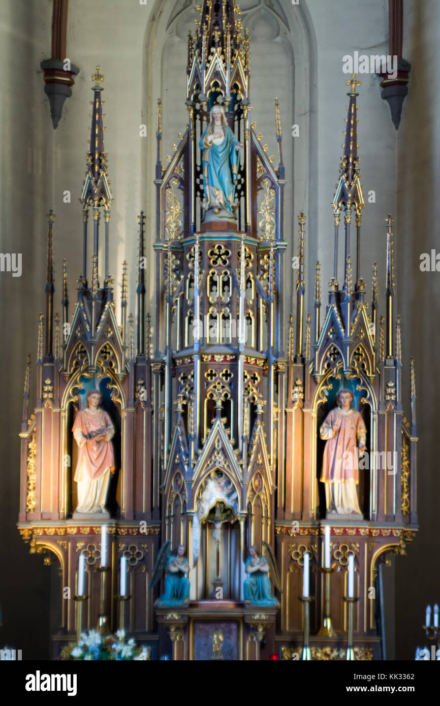 Church in Bissen Stock Photo - Alamy