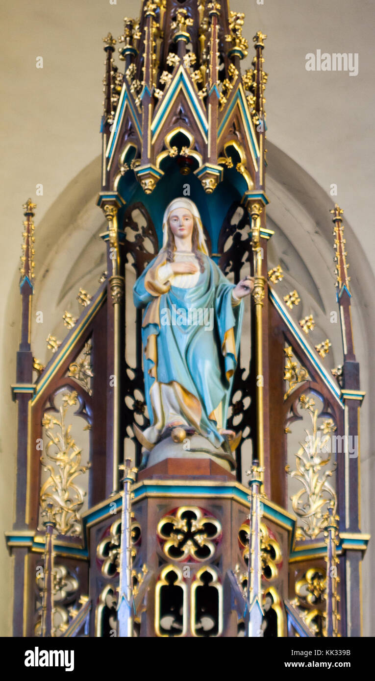 Church in Bissen Stock Photo - Alamy