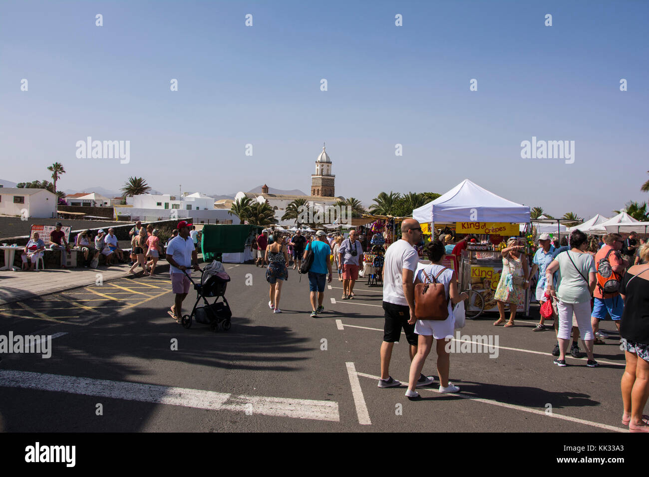 teguise market lanzarote Stock Photo - Alamy